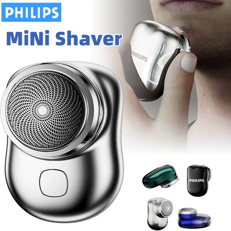 Mini Shaver Beard Shaver Wet and Dry Mens Electric Face Razor Mini ...