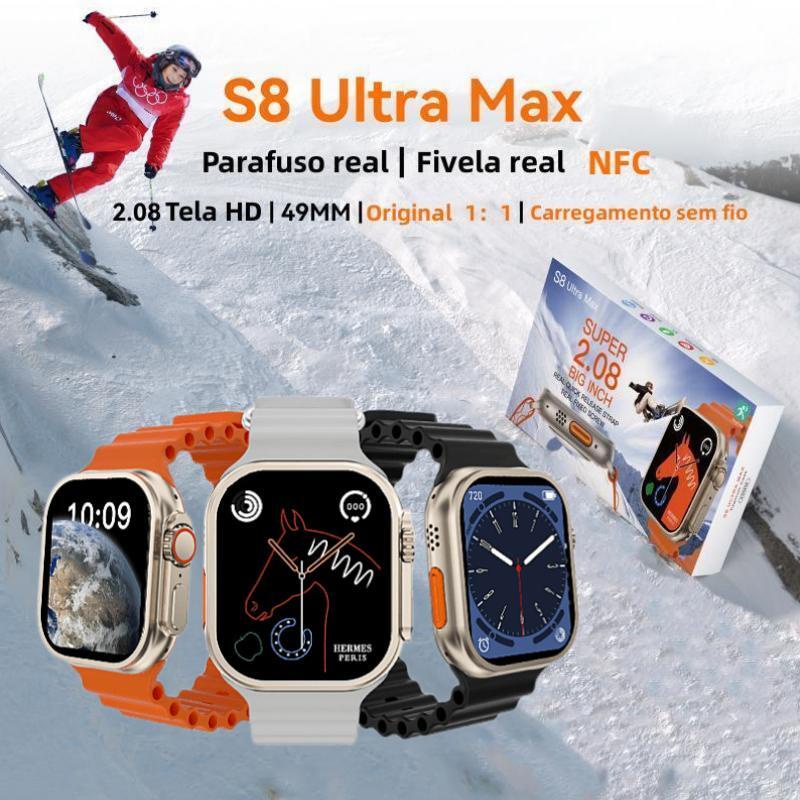 S8 Ultra Max Smart Watch Series 8 Heart Rate Monitor Sleep Multi ...