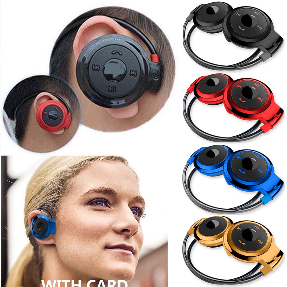 Wireless Bluetooth 3.0 Headset Headphone Earphone Stereo Mini 503 Mic ...