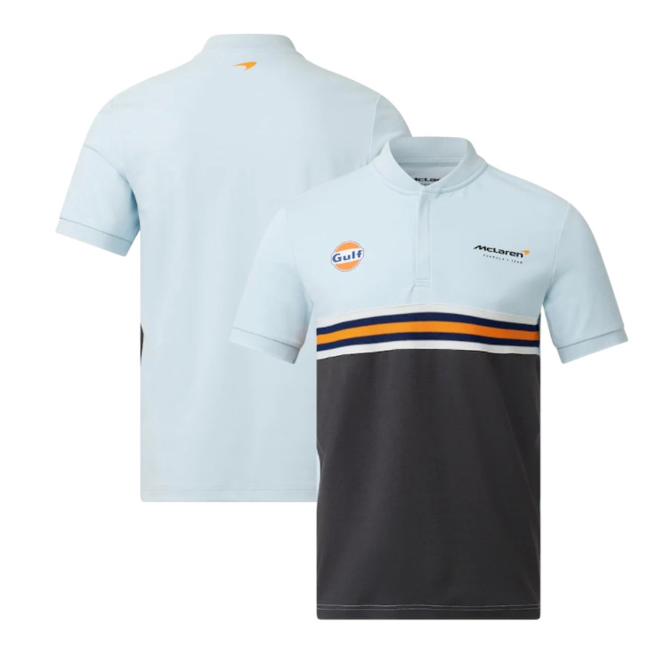 2023 Newest F1 Racing Jersey + Mclaren Team Gulf Racing Polo Shirt ...