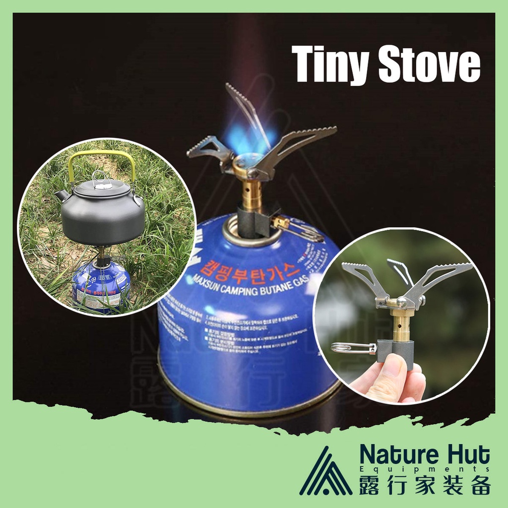 Outdoor Portable Mini Gas Stove Folding Tiny Foldable Camping Oven ...