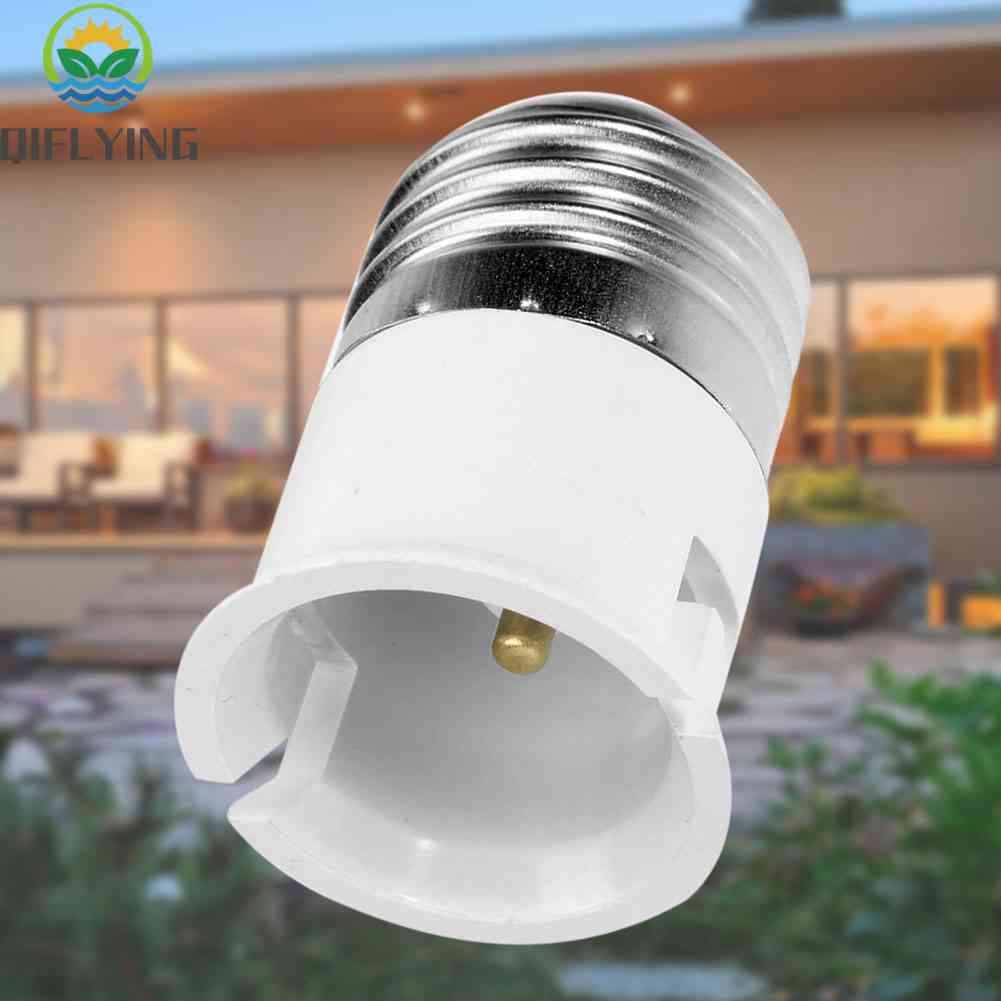 E27 to B22 Converter Light Adapter Lamp Holder Lighting Parts(White ...
