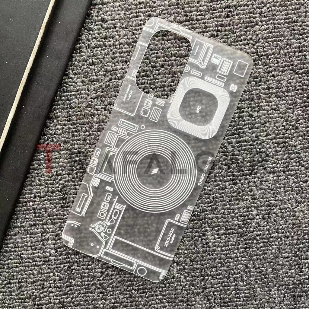 Plastic Back Cover For Xiaomi POCO F3 Battery Cover Rear Housing Case ...