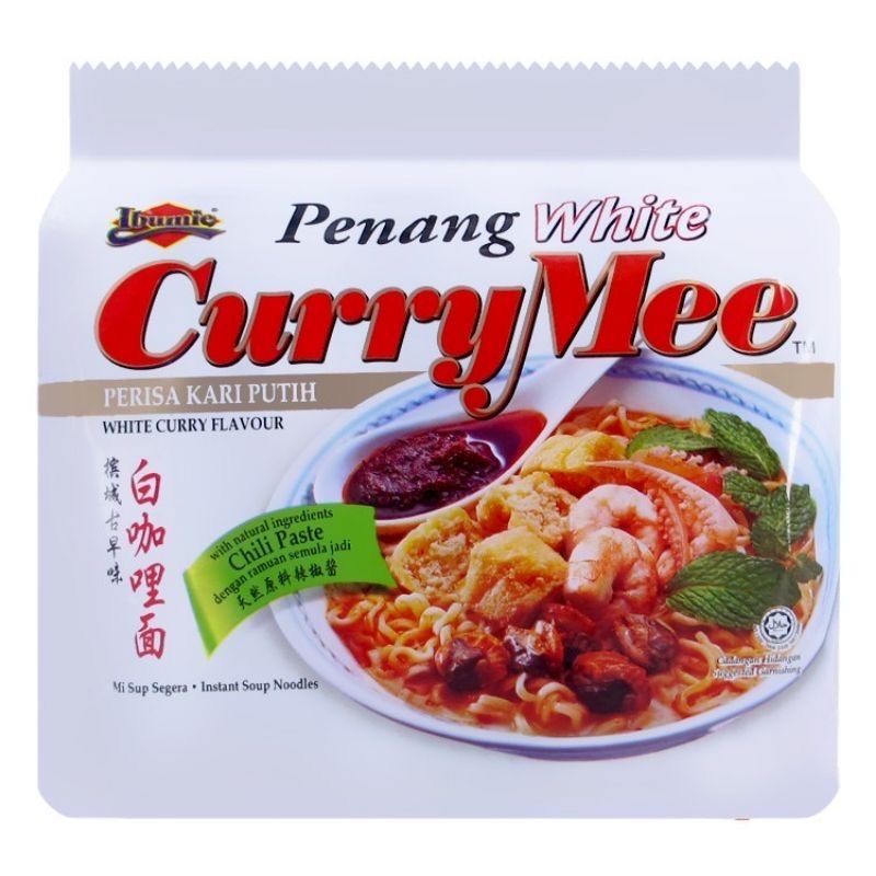 Ibumie Penang White Curry Mee Instant Noodle [ Halal Certification ...