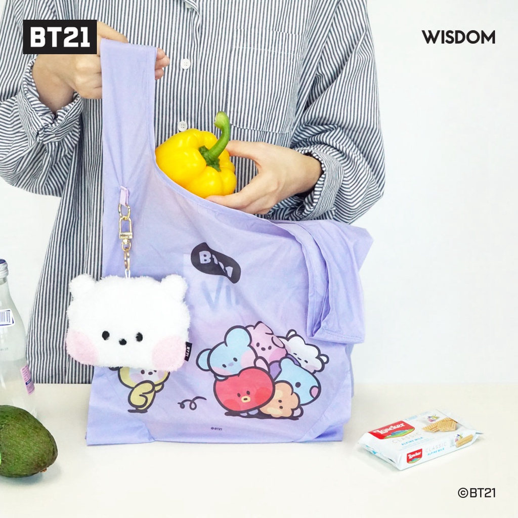 BT21 Authentic BTS Official minini Doll Eco bag | Shopee Malaysia