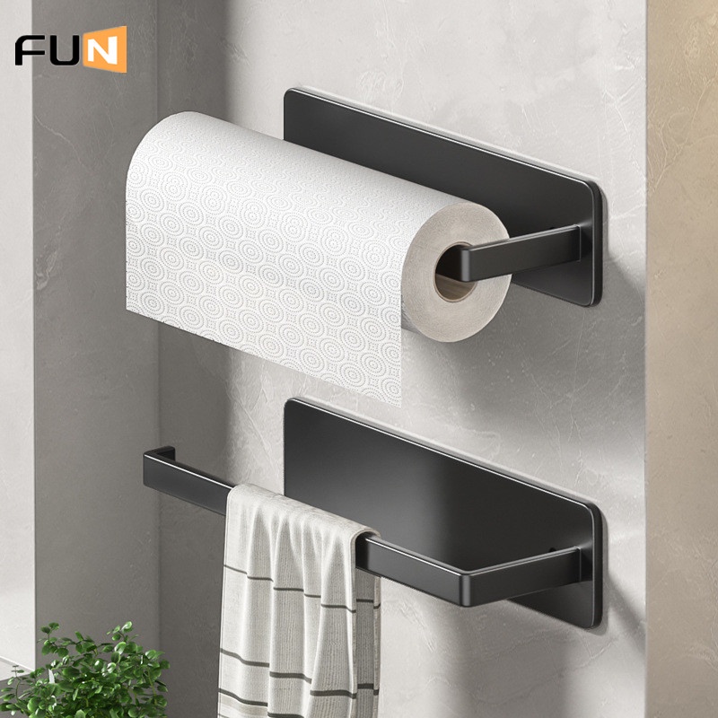 [FUN] kitchen tissue rack kitchen plastic wrap rag rod storage rack ...