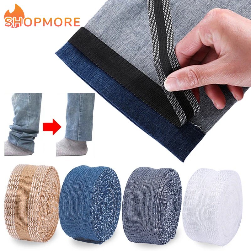 Self-adhesion Pants Mouth Paste Cut-free Trouser Leg Stickers Pants ...