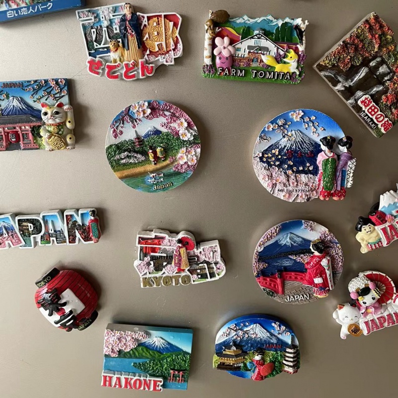 Refrigerator Magnet Japan Mount Fuji Tokyo Tourist Souvenir Collection ...