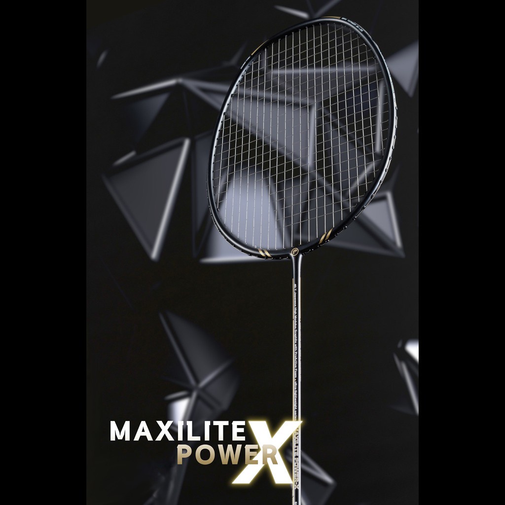 Protech Badminton Racket-- MAXILITE POWER-X (5U)(MAX 30LBS)(FREE STRING ...