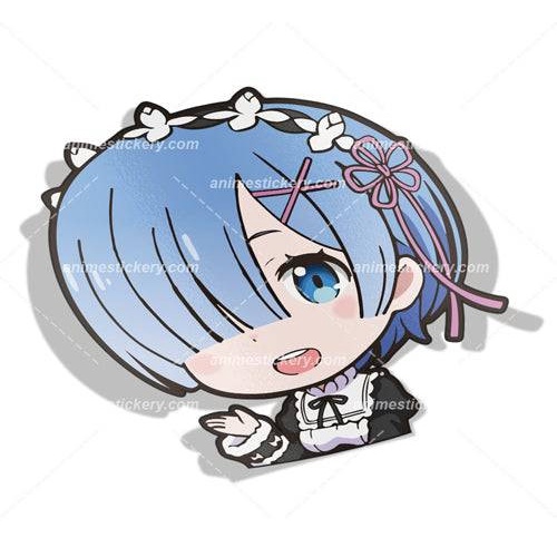 Rem | Re:Zero | Peeker Anime Vinyl Stickers for Cars NEW | Shopee Malaysia