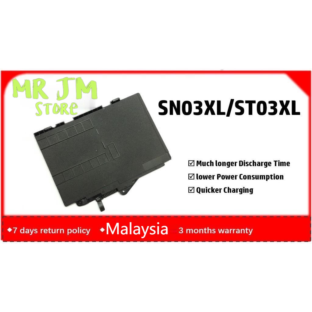 SN03XL ST03XL 11.4V44WH New Laptop Battery for HP ProBook 430 Series ...