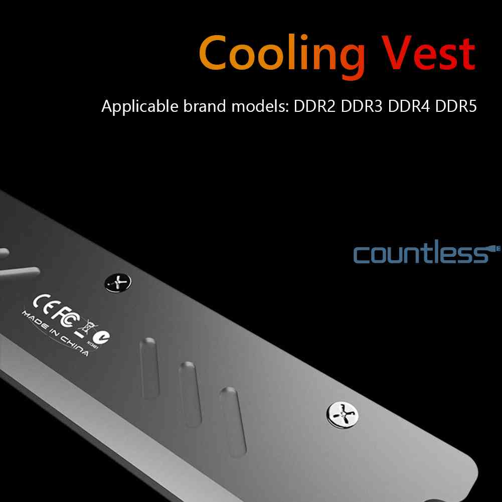 JEYI iMemory-1 RAM Heatsink Radiator Memory Cooler for DDR2 DDR3 DDR4 DDR5 [countless.my ...