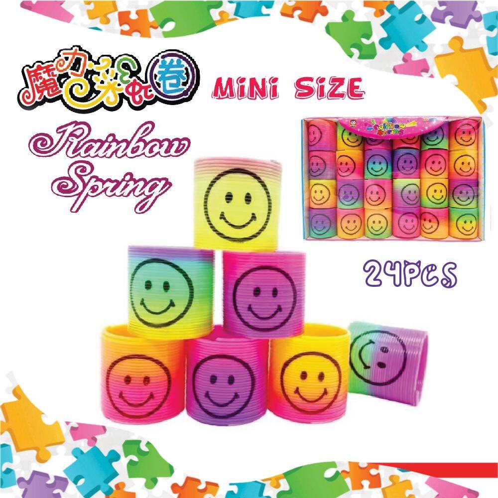 Mini Rainbow Spring Toys 24pcs Rainbow Magic Slinky Toy For Kids E1219 ...