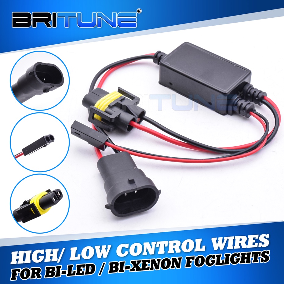 H11 High Low Controller Wiring Control Cable For Bi-Xenon Bi-LED ...