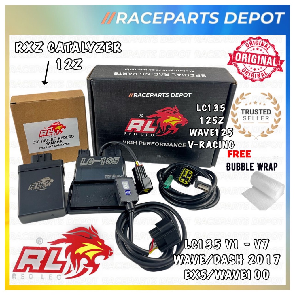 RED LEO Cdi Racing Yamaha ( Lc135 / Wave125 / Dash110 / Ex5 / 125z ...