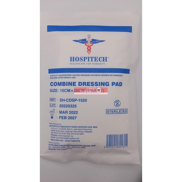 COMBINE DRESSING PAD 15X20CM | Shopee Malaysia