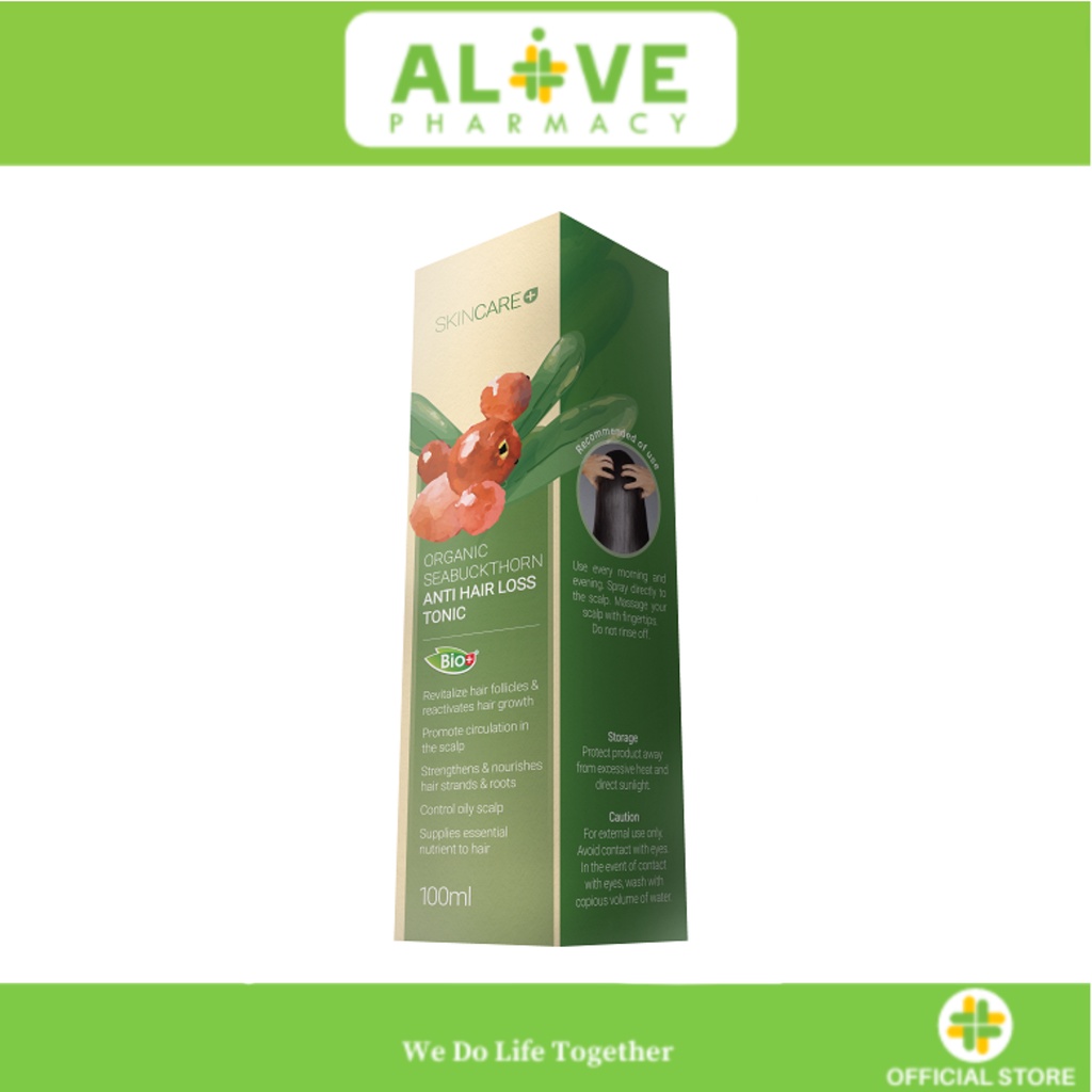 BioPlus Organic Seabuckthorn Anti Hair Loss Tonic 100ml | Shopee Malaysia