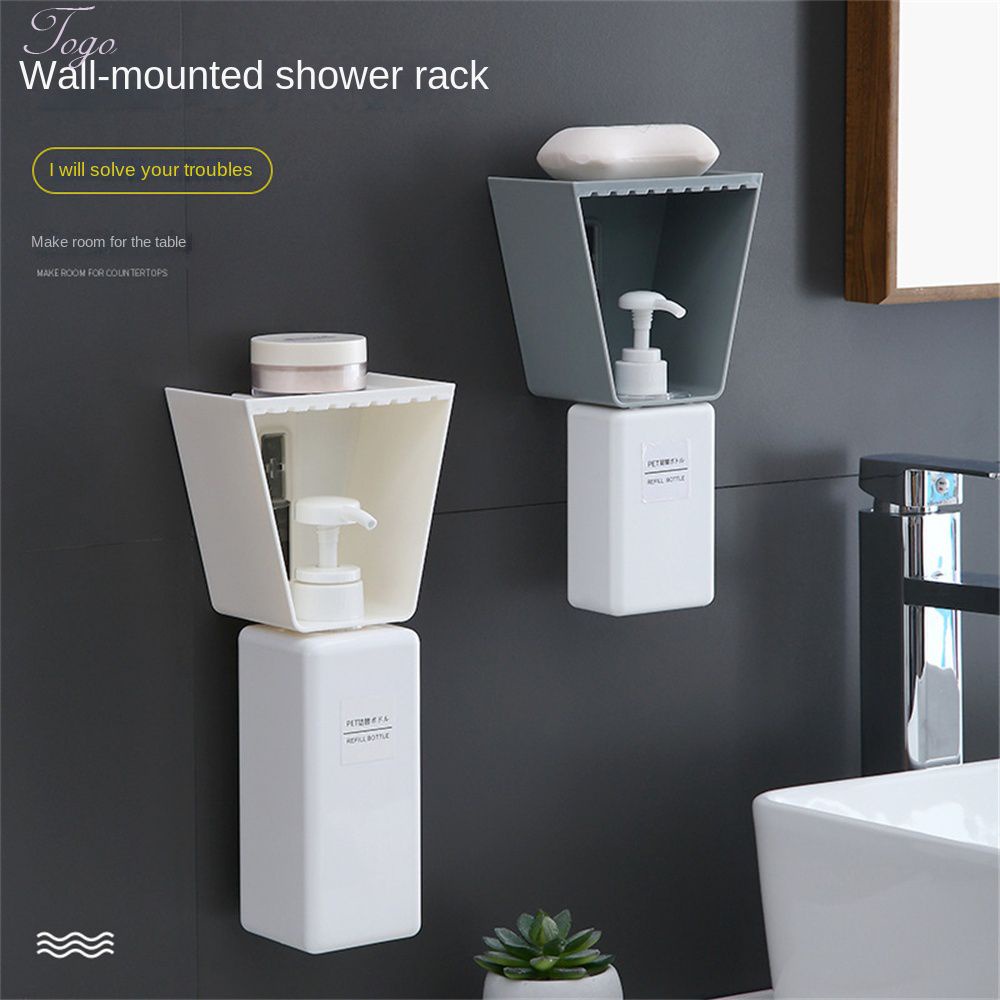 Shower Gel Bracket Self-adhesive Shampoo Bottle Shelf Shower Gel Bottle ...