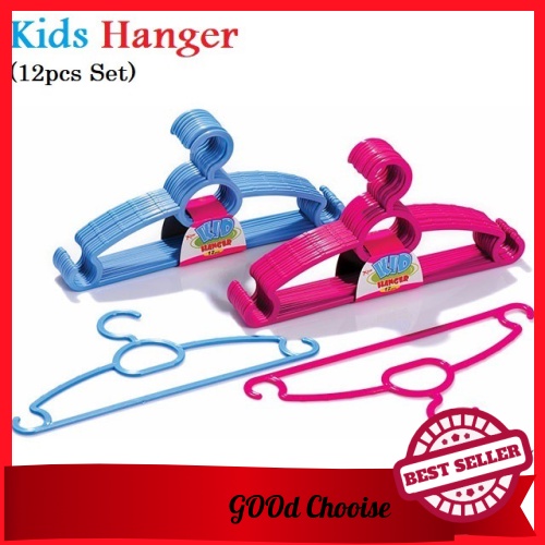 [ LOCAL READY STOCKS ] Kids Clothes Hangers Penyangkut Baju Kanak-kanak ...