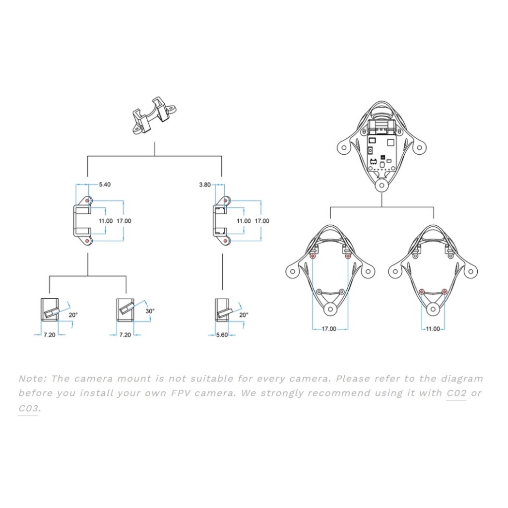 Canopy for Micro Camera 2022 Metoor65 Meteor75 Mobula6 Mobula7 65mm ...
