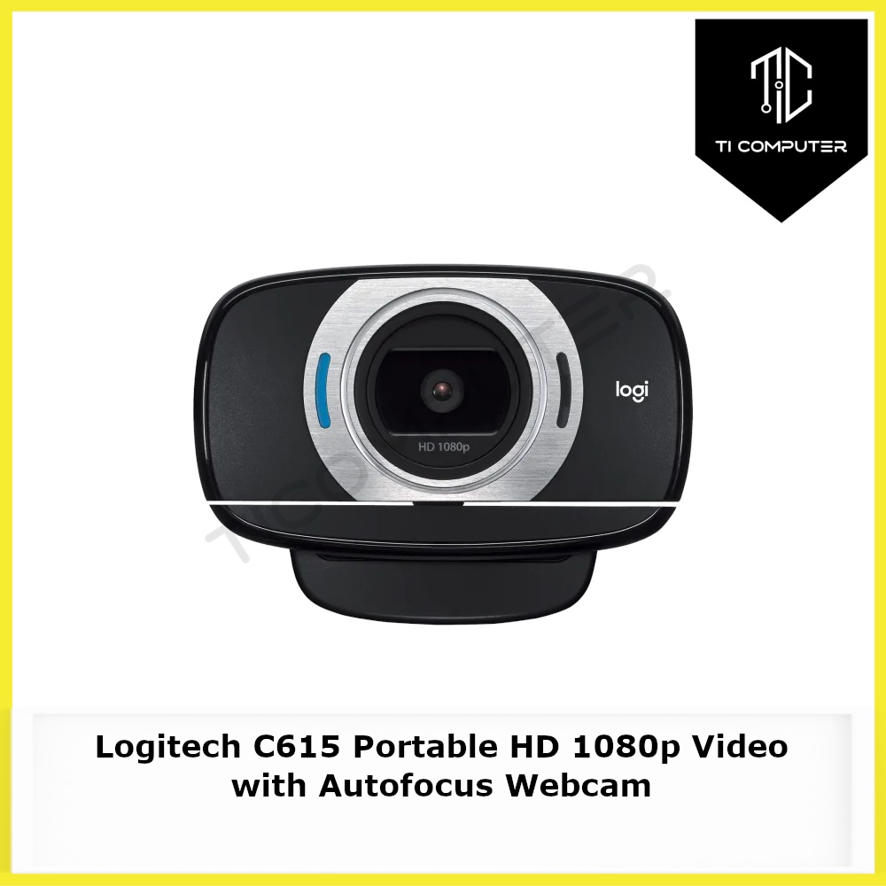 Logitech C615 Portable HD 1080p Video 360 Degree Swivel USB A Plug And ...