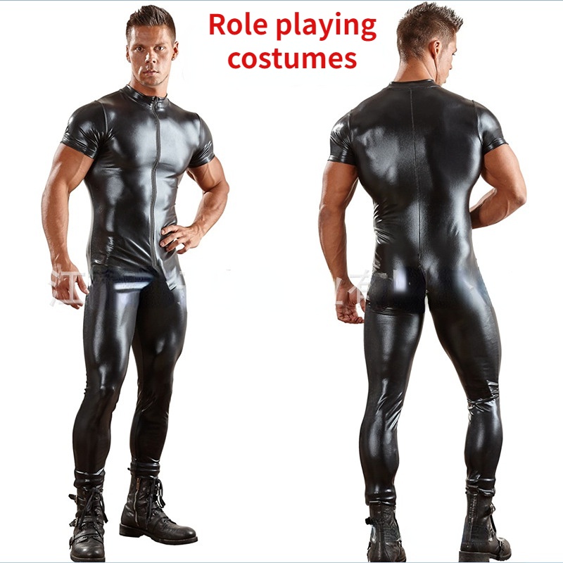 ((Role-Playing Elastic Costume) European American Style Men's Bodysuit ...