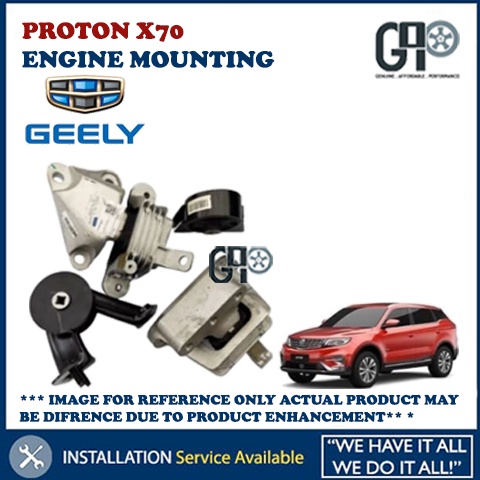 PROTON X70 CBU 6SPEED CKD 7 SPEED ENGINE MOUNTING ORIGINAL SET 4PCS ...