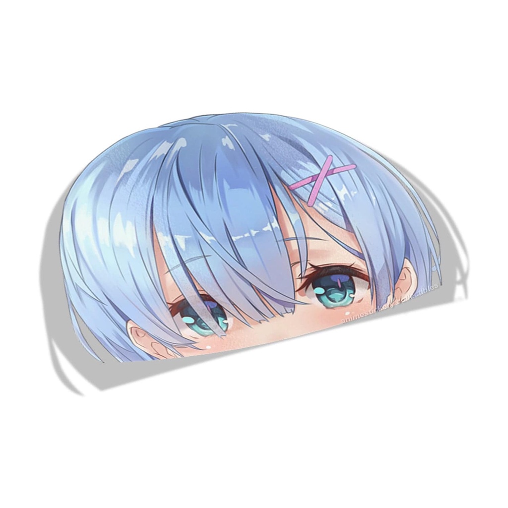 Rem | Re:Zero | Peeker - Peek - Anime Vinyl Stickers | Shopee Malaysia