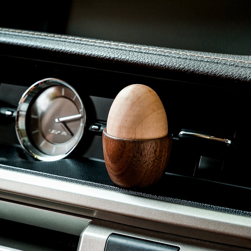 Car Aroma Diffuser Wood Beech+Walnut Wood Scent Essential Oil | Shopee ...