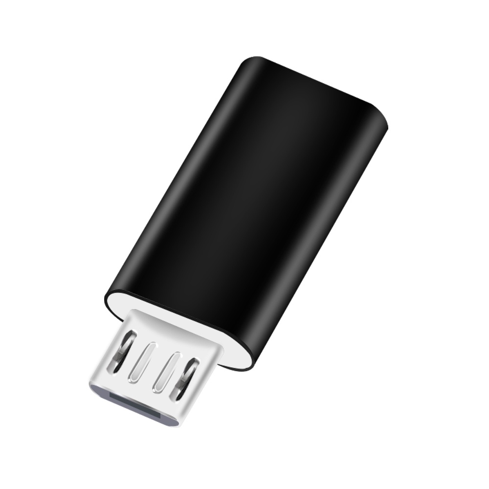 White Micro USB Female To Type C Male Adapter Converter Android ...