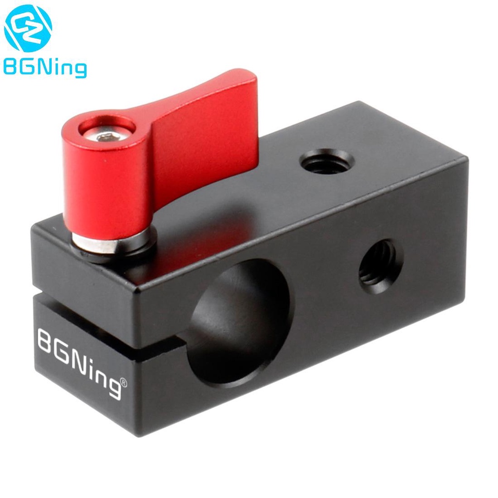 BGNIng Aluminum 15mm Rail Rod Clamp 1/4 inch Single Hole Mount Adapter ...