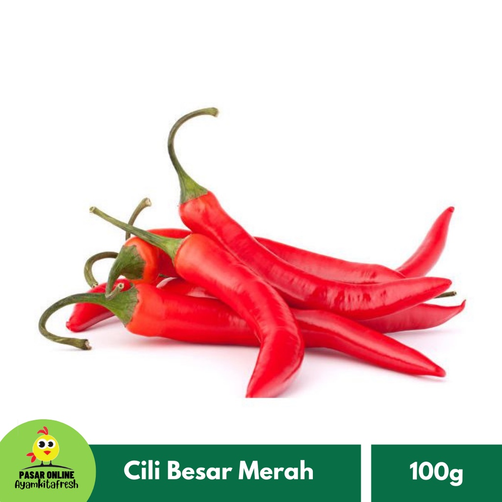 Red Chilli / Cili Besar Merah (100g±) | Shopee Malaysia