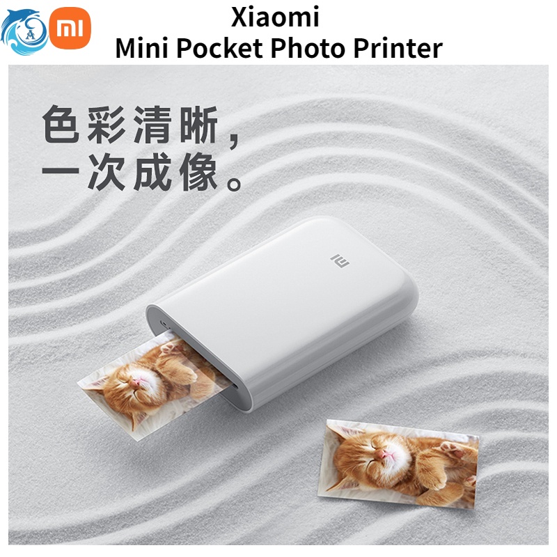 Xiaomi Mijia MI Smart Pocket Printer Mini Photo Printer 3 Inch Small ...