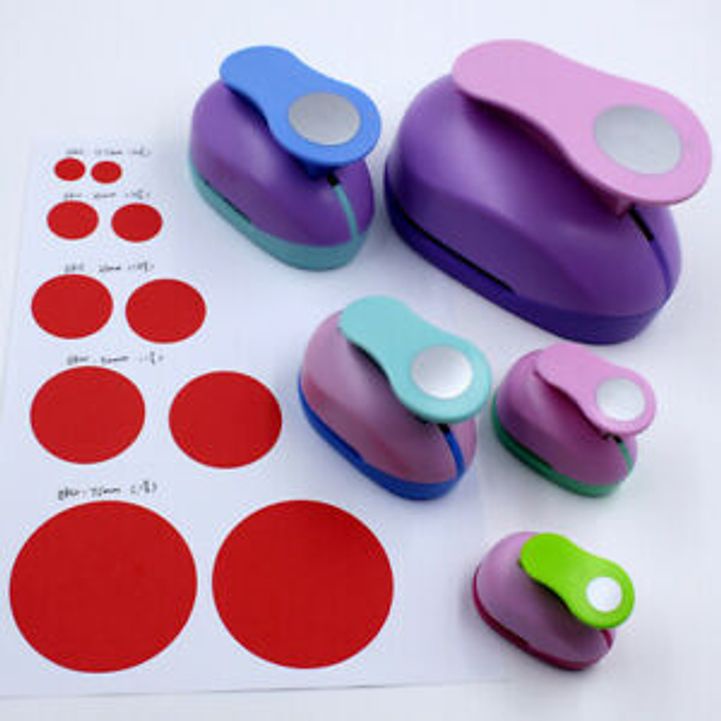 Kamei DIY Round Hole Punch Paper Shaper Cutter Embossing Making Cards ...
