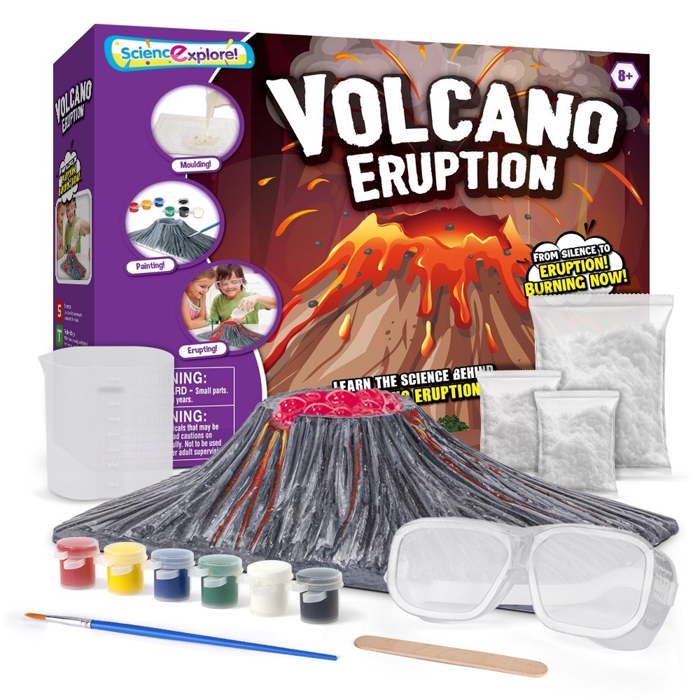 Science Experiment Educational Toys Volcano eruption Crystal Growing ...