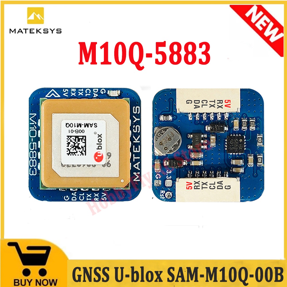 Matek Systems GNSS M10Q-5883 U-Blox M10 GPS with Compass QMC5883L ...