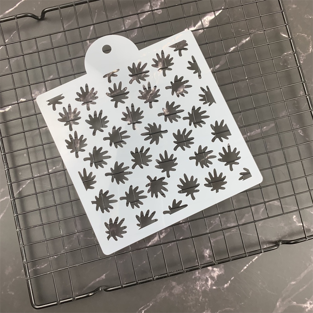 New 15*17.5cm European Classic Pattern Hollow Cake Stencil Baking Sugar ...