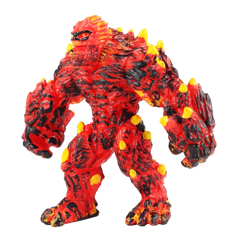 Myth Warcraft Magma Golem Figure Children Toy Simulation Model Monster ...