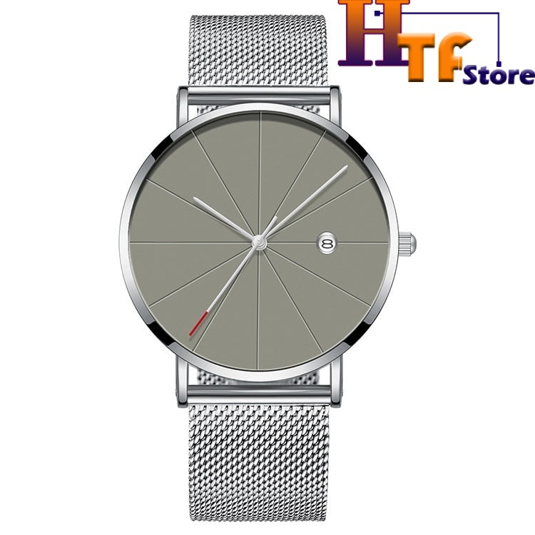 Simple Leather Mesh Super Thin Rose Gold Fashion Perempuan Women Ladies ...