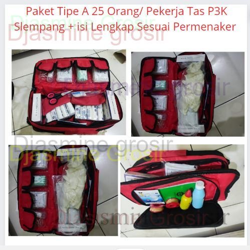 Package A P3K Emergency Sling Bag Plus with Type A Contents / P3k K3 First Aid Kit Bag Type A ...