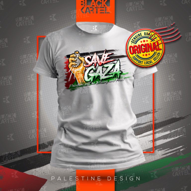Most Saving! [ BAJU / T SHIRT PALESTINE - SAVE GAZA ] Free Palestine ...