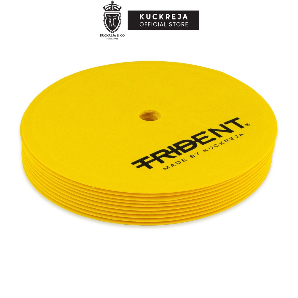 Trident Rubber Agility Dots Yellow (Set Of 10) | Shopee Malaysia