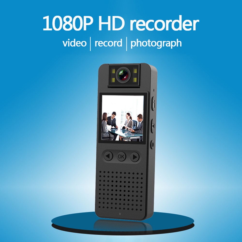 1080P HD Police Body Camera Portable Body-Worn Camera Night Vision for ...