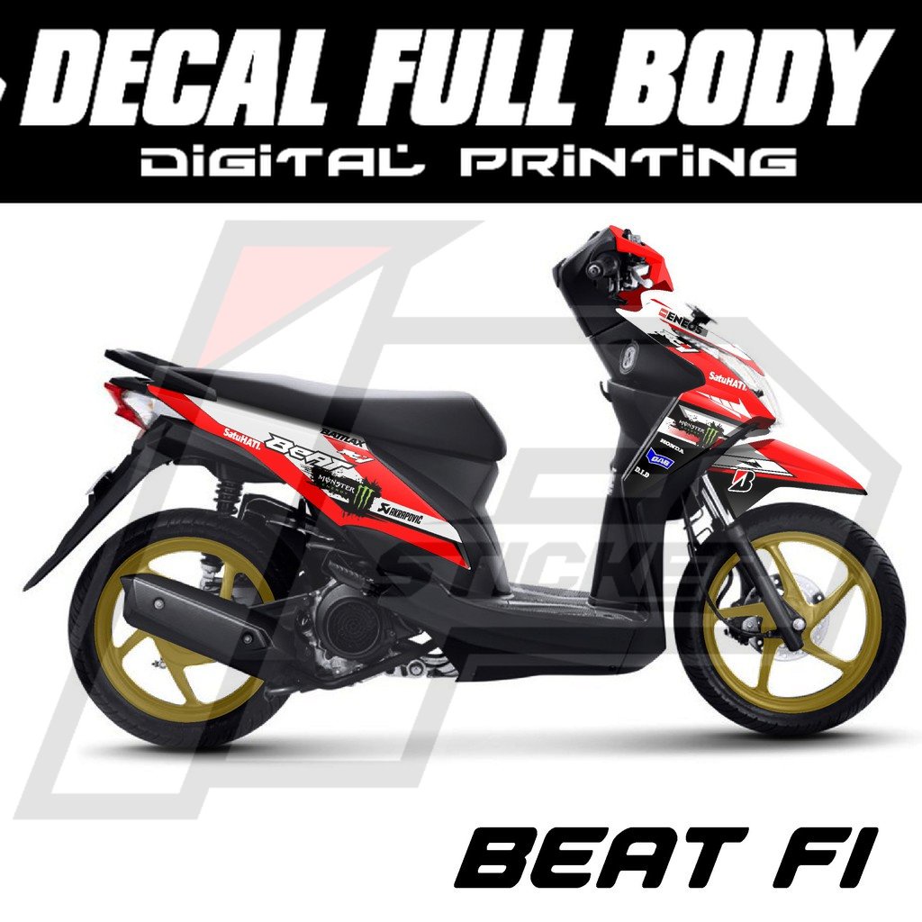 Honda beat f1 full body decal sticker code 15 | Shopee Malaysia