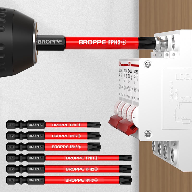 FPH1 FPH2 FPH3 Screwdriver Bits Phillips Flat Head 1/4 Inch Shank ...