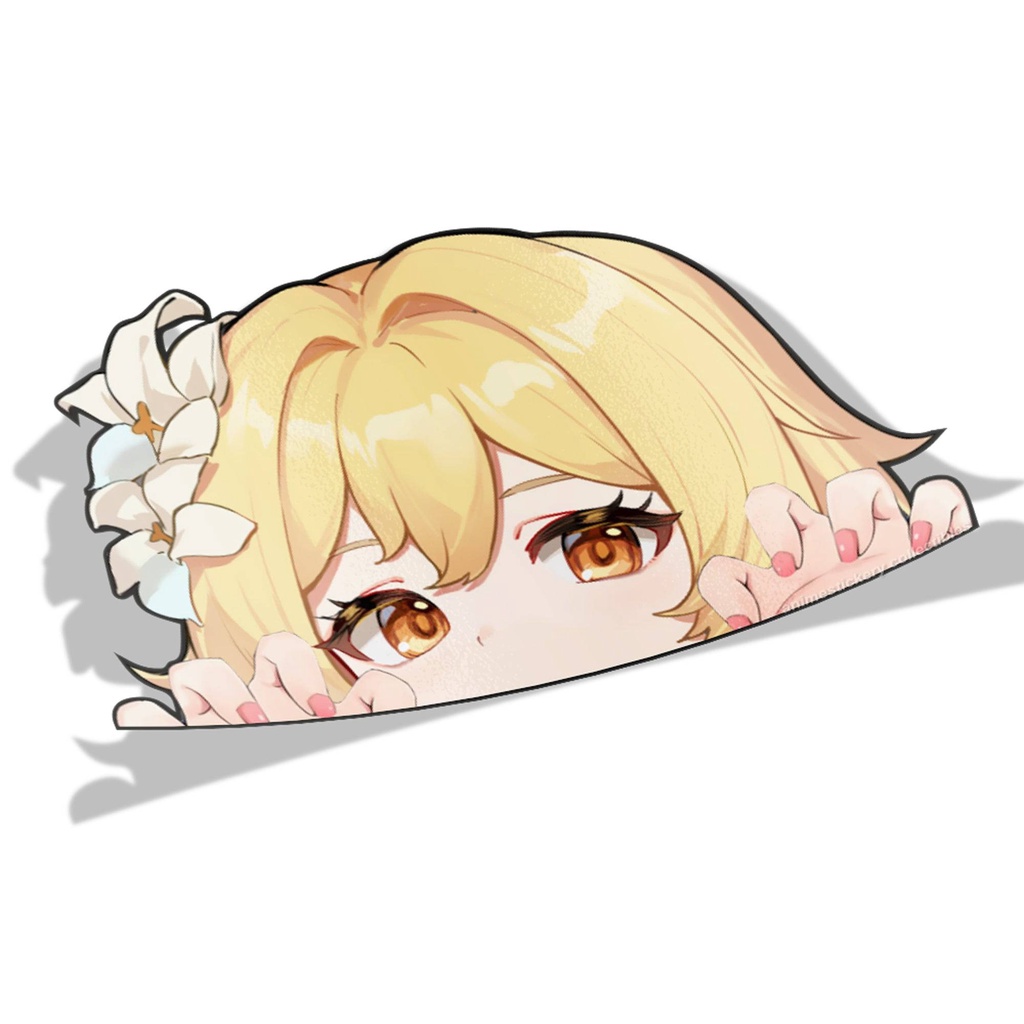 Genshin Impact | Lumine | Peeker - Peek - Anime Vinyl Stickers NEW ...