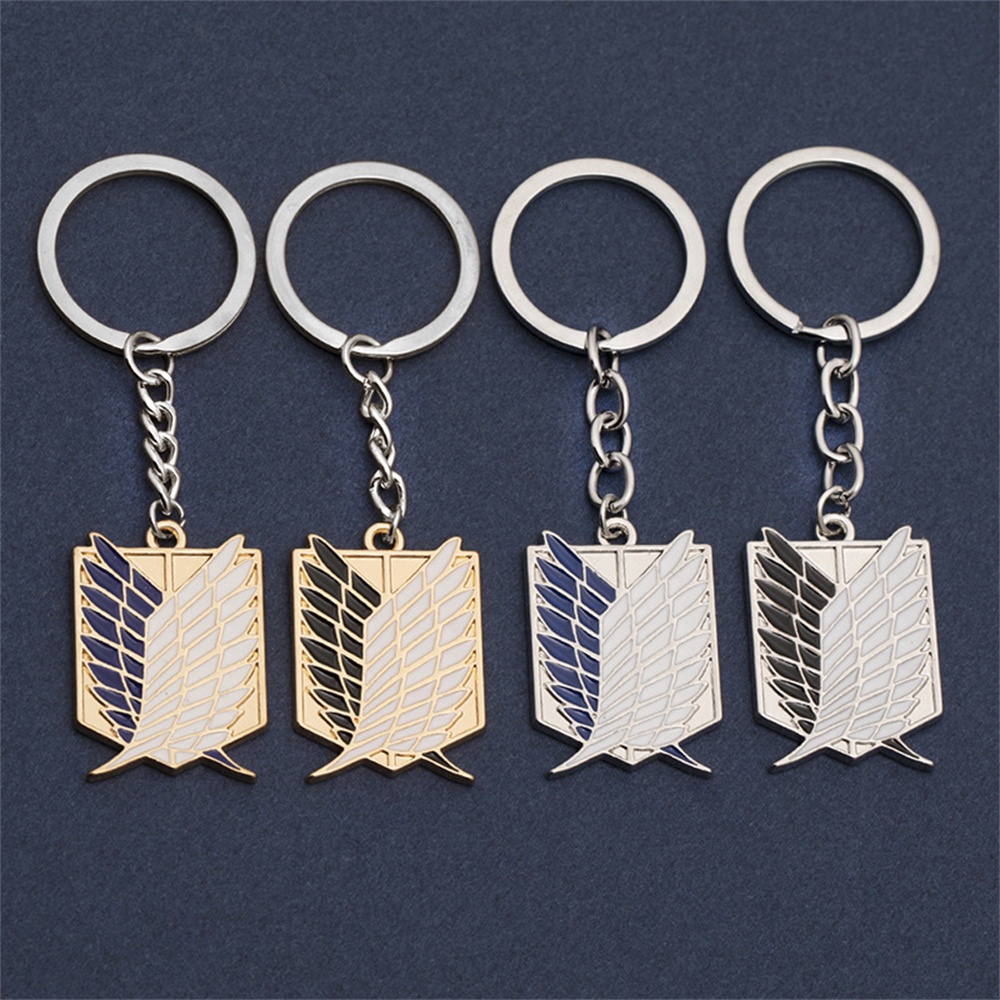 Attack On Titan Anime Keychain Wings Of Liberty Freedom Scouting Legion ...