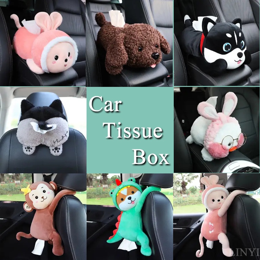 General 2025 new cute tissue box teddy storage cartoon rabbit short ...