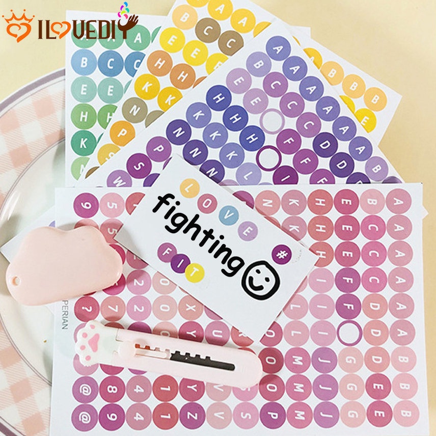 1 Pc Student Stationery Diy Creative Decorative Material Sticker 4 ...