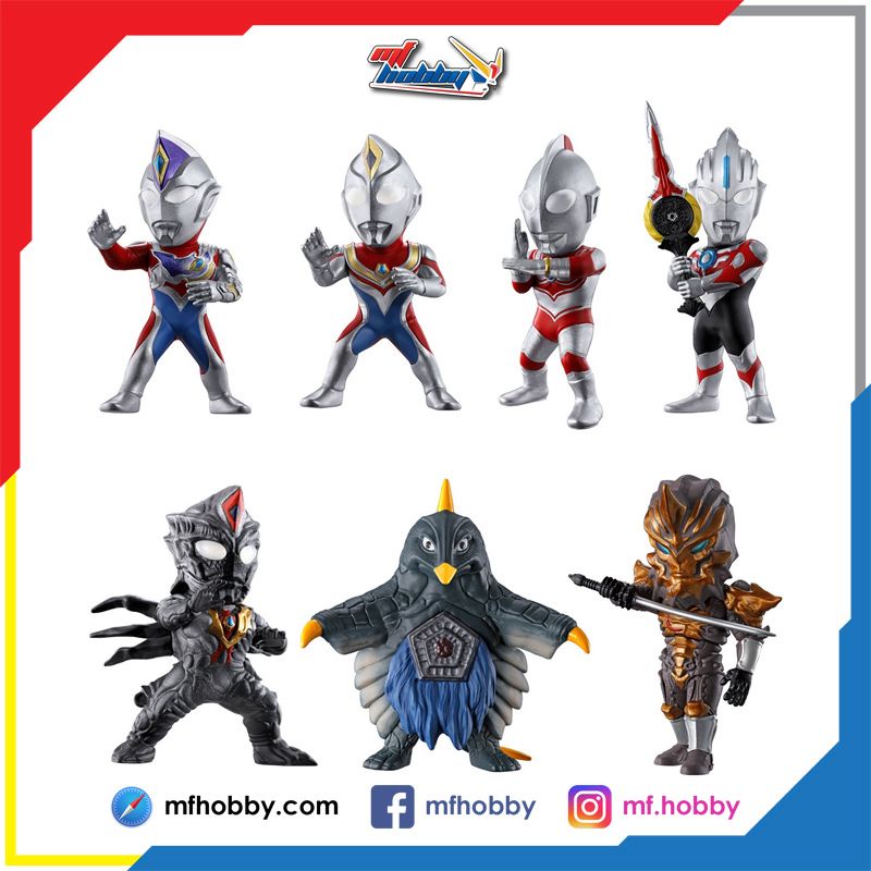 Converge Motion Ultraman 3 - Decker / Dyna/ Jack / Orb / Zeluganoid ...
